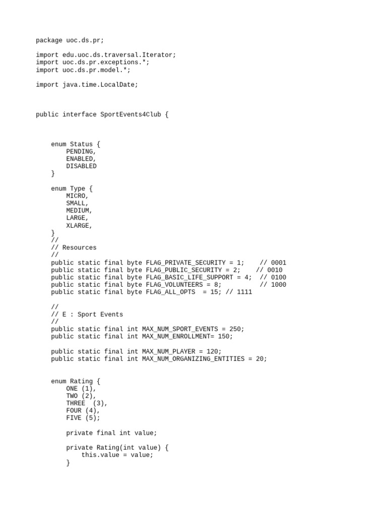 Ejemplo de Una Clase Completa de Java | PDF