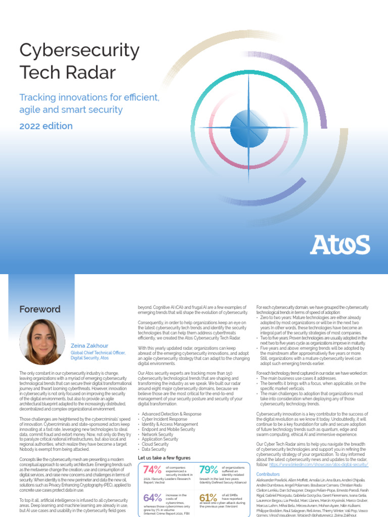 Cybersecurity Tech Radar 2022 Insights | PDF | Computer Security | Security