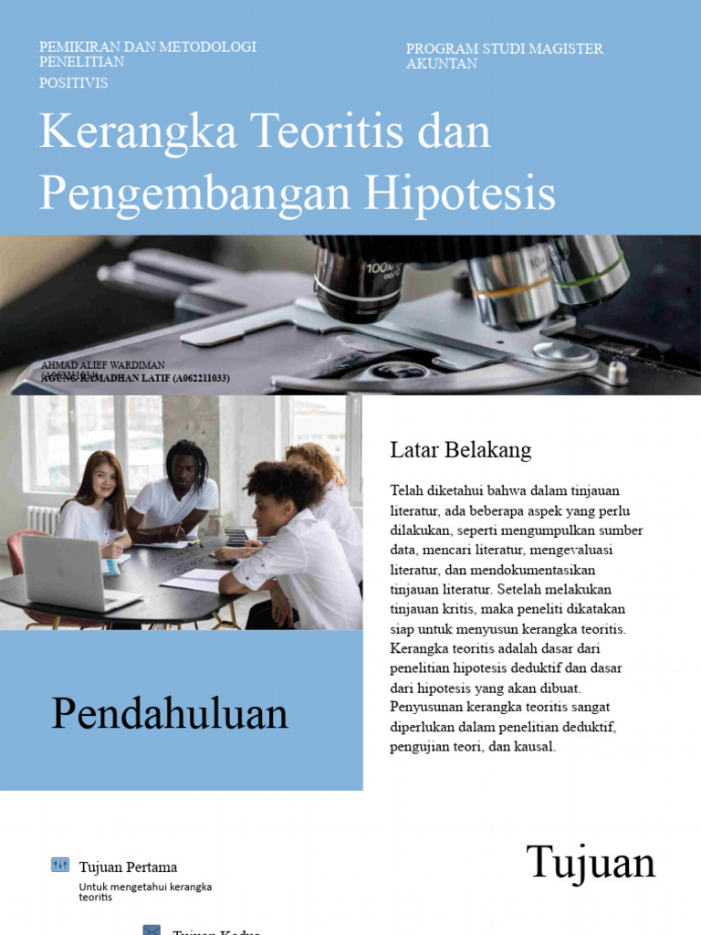 Kerangka Teoritis dan Hipotesis Penelitian | PDF | Komputer