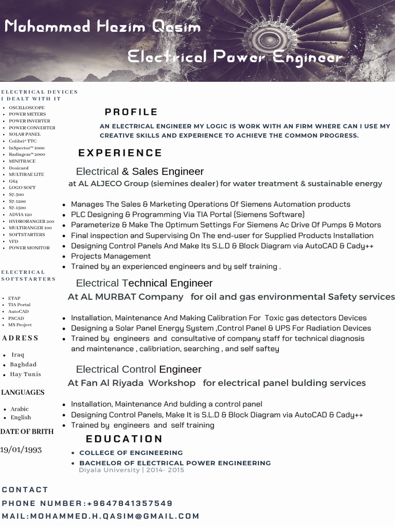 ELECTRICAL Engineer | PDF | Engineering | Electricity