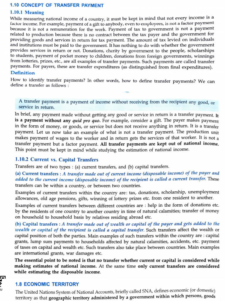 Notes For Basic Terms of NI | PDF | Taxes | Income