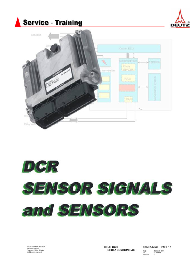 17 - DCR Sensor Signals | PDF | Electrical Resistance And Conductance | Resistor