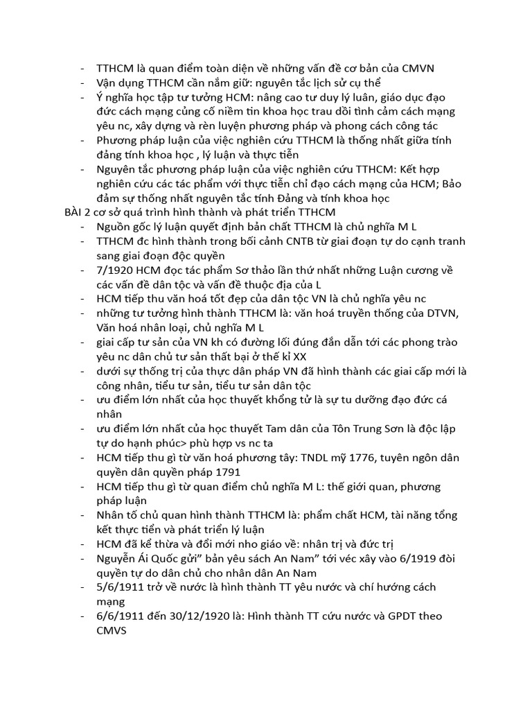 Tư Tư NG H Chí Minh | PDF