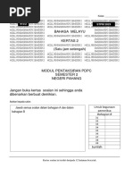 Bahasa Melayu Sem 2 (9102) - STPM 2023 (Skema) | PDF