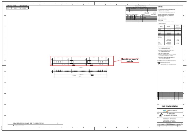PR-052-09-1VB13-1 - VERTICAL BRACING - Rev 0-Model | PDF | Screw | Building Materials