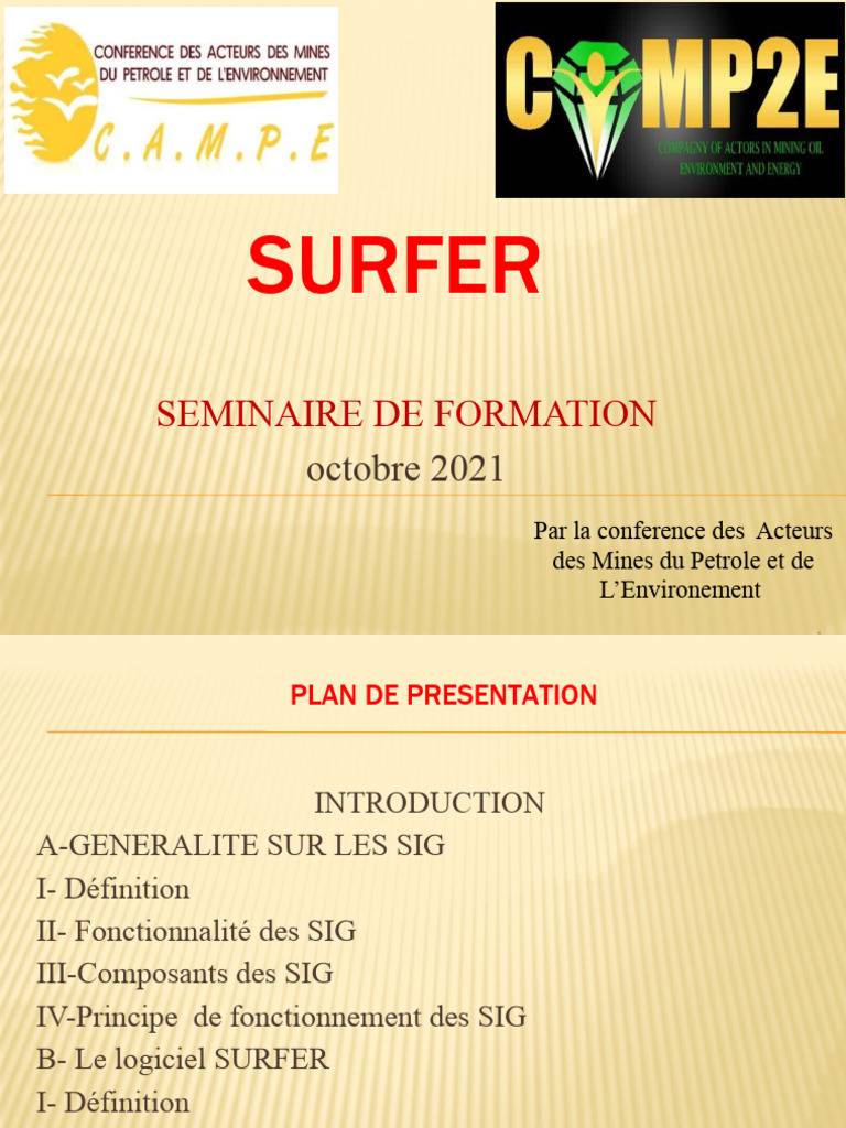 Formation SURFER | PDF