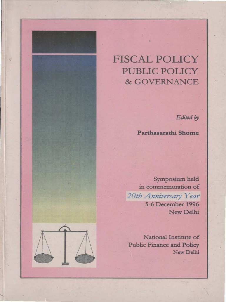 Fiscal Policy Public Policy &governance | PDF