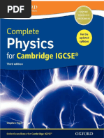 Physics For Cambridge IGCSE Coursebook David Sang Third Edition 1 | PDF