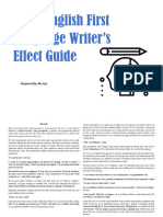 IGCSE Narrative Writing Guide | PDF | Language Arts & Discipline