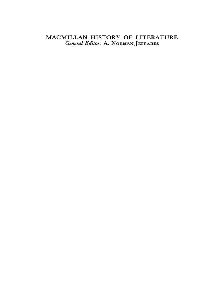 Macmillan History of Literature Macmillan History of Literature | PDF ...