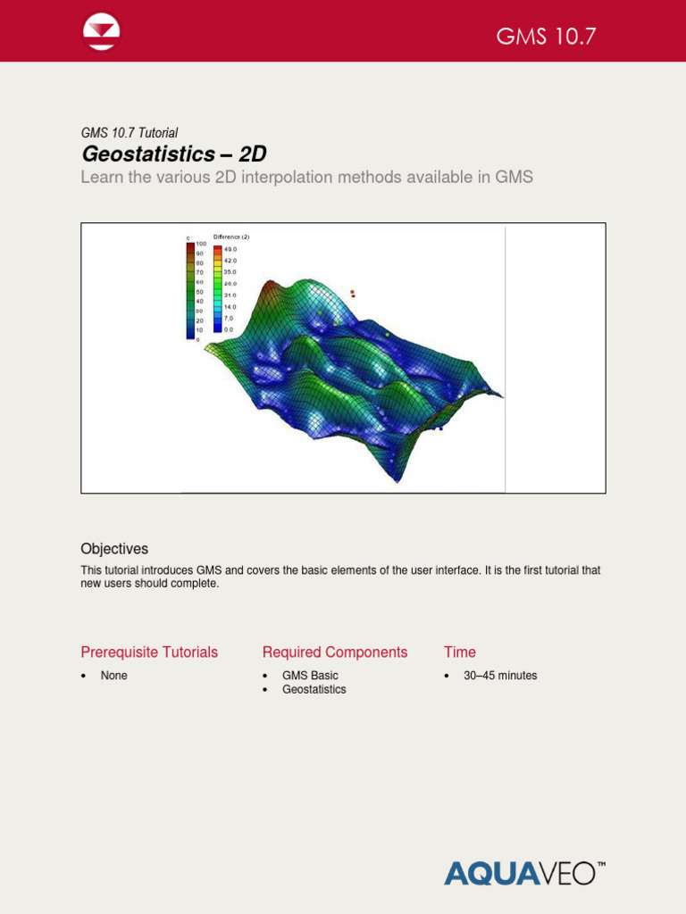 Geostatistics 2D | PDF | Interpolation | Applied Mathematics