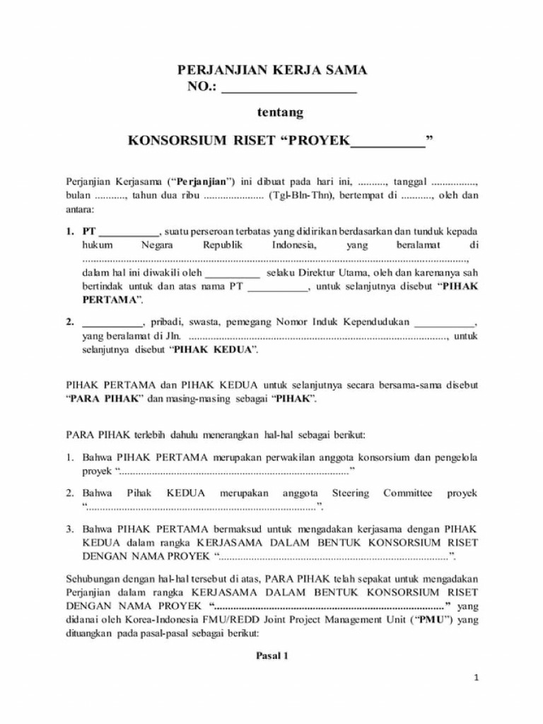 Document Konsorsium Riset | PDF