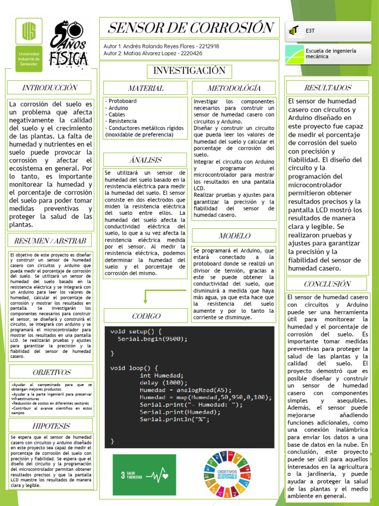 POSTER | PDF | Arduino | Sensor