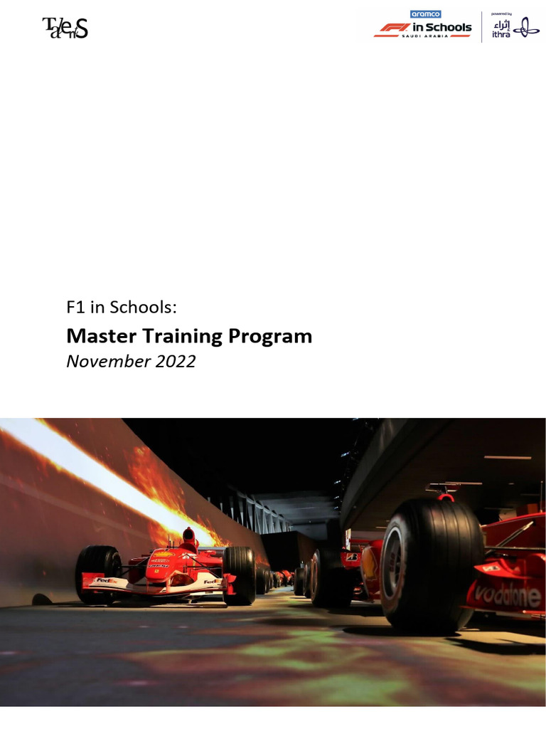 F1 in Schools - Training Program Content V2 | PDF