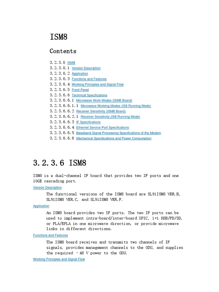 5.2 Intermediate Frequency Board - IsM8 Board | PDF | Technology ...