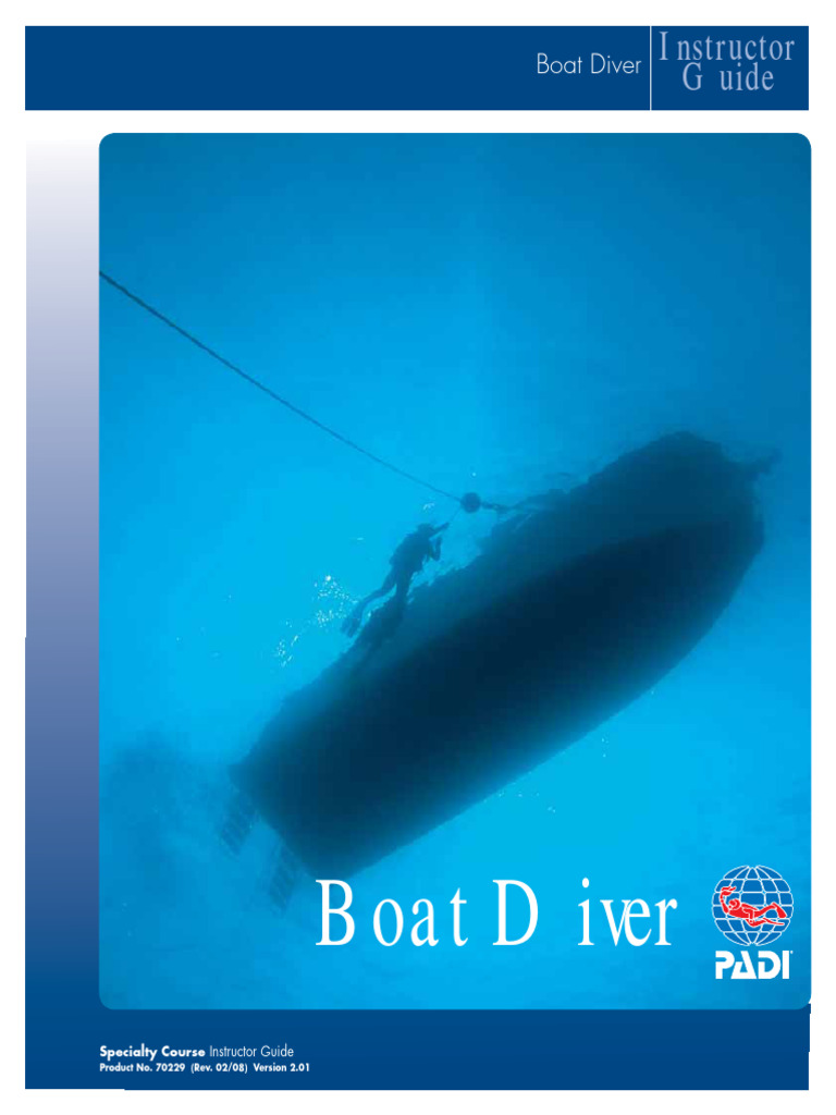 Boat Diver | PDF | Scuba Diving | Underwater Diving