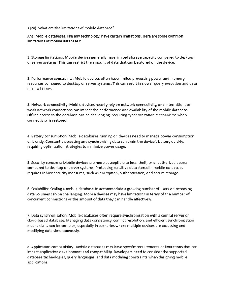 Mobile Computing Pyq Sol | PDF