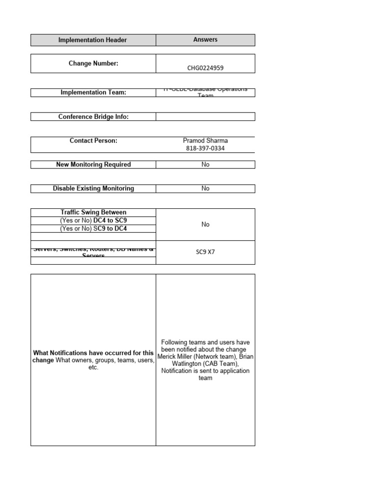 Exadata Atld1paxd8 QFSDPJan2020 Execution Plan For Cell Node and IB Switch - CHG0224959 | PDF