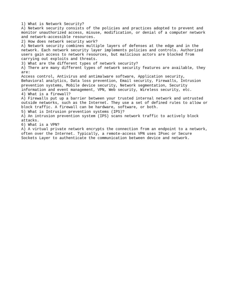 Network Security Notes | PDF Network Security Notes | PDF
