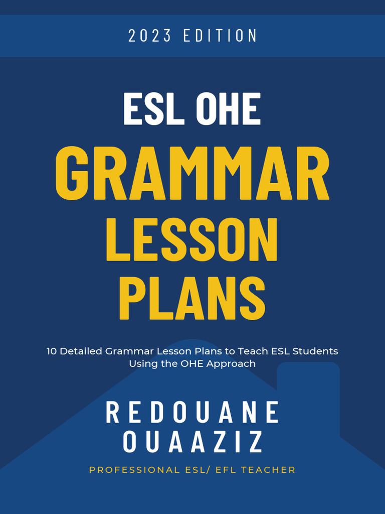 ESL Grammar Lesson Plans Using OHE | PDF | English As A Second Or ...