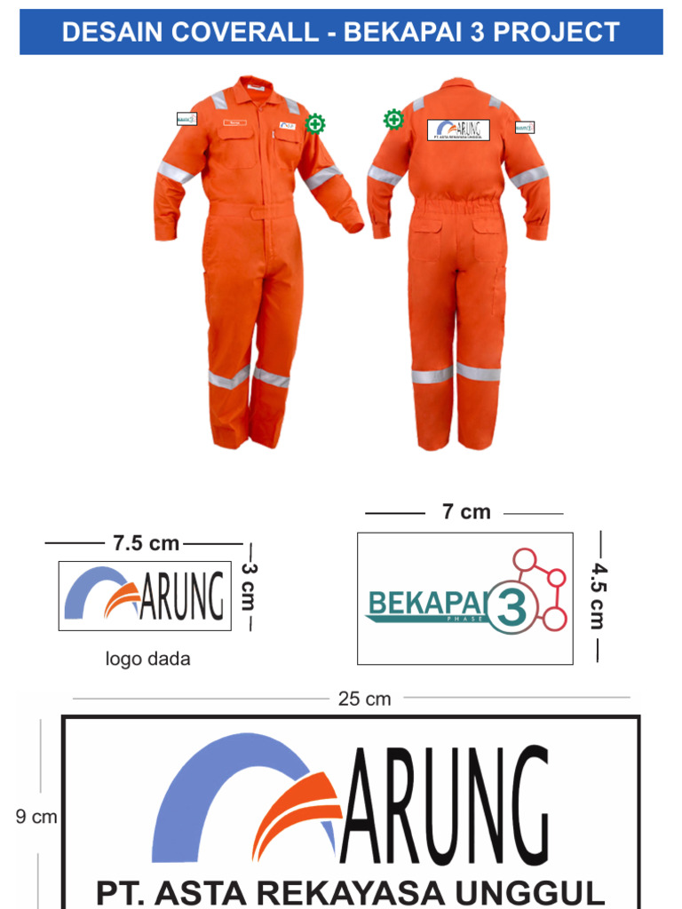 Desain Coverall Bekapai 3 Project | PDF