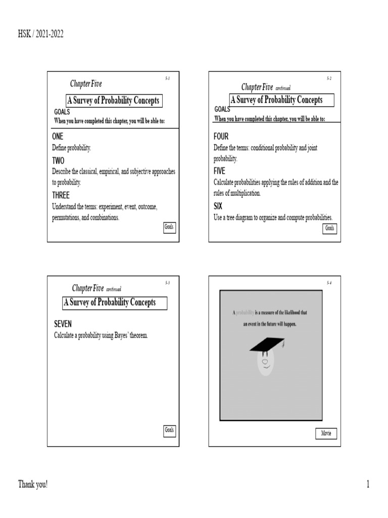 Probability Concepts Overview | PDF | Probability | Mathematics