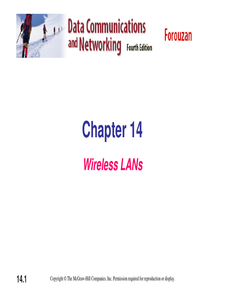 Chapter 14 - WLAN Forouzan | PDF | Wireless Lan | Ieee 802.11