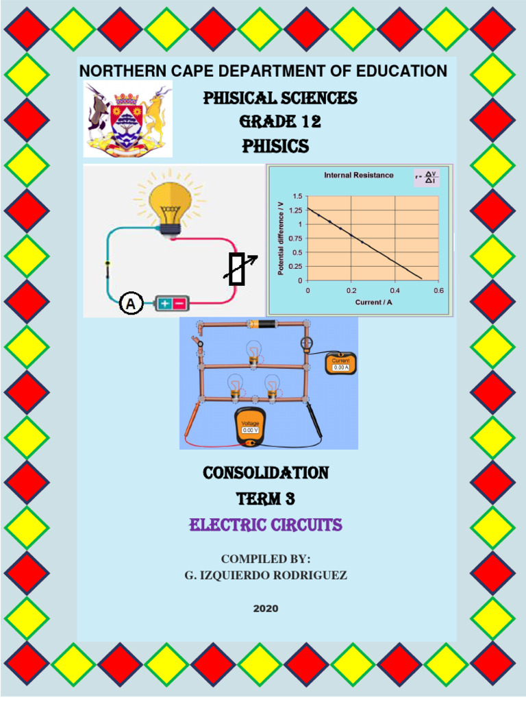 G 12 Consolidation Electric Circuits | PDF | Electrical Resistance And ...