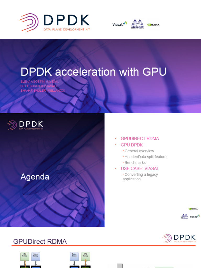 DP DK Acceleration With Gpu | PDF | Graphics Processing Unit | Network Interface Controller
