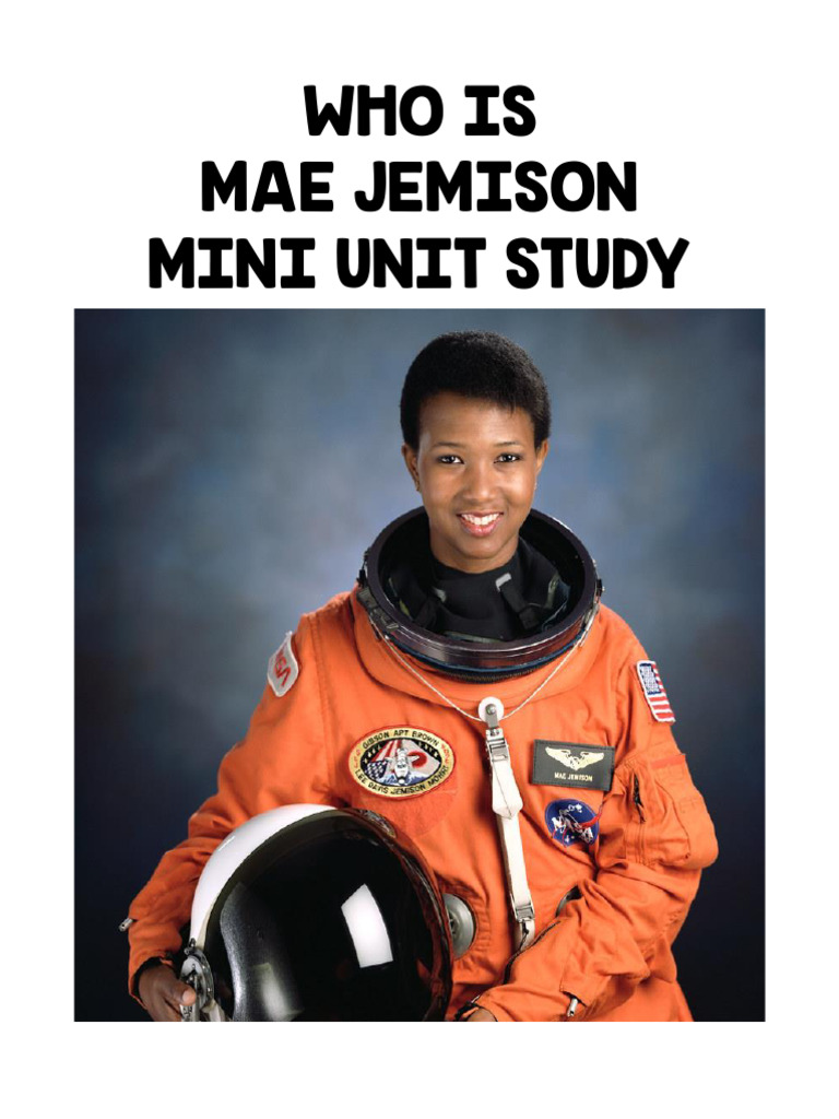 Mae Jemison Unit Study | PDF