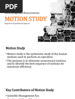 Therblig Chart (17 Motions) | PDF | Human Factors And Ergonomics | Color