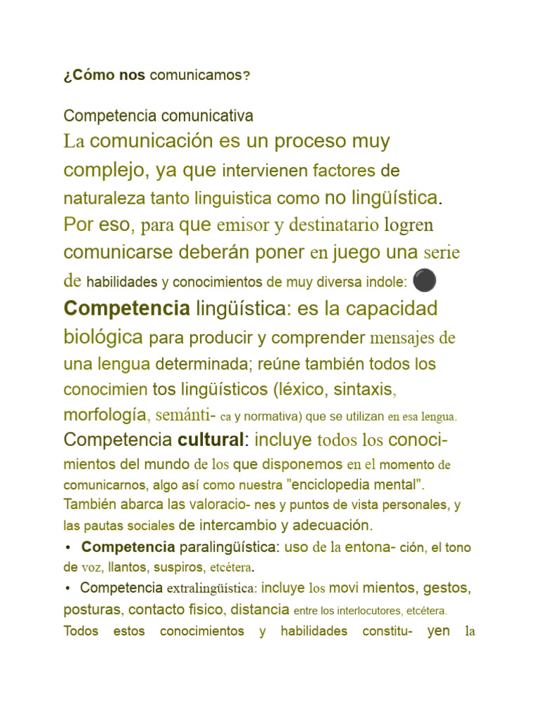 Cómo Nos Comunicamos Ib | PDF