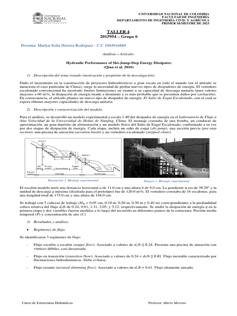 T4 - Estructuras Hidráulicas | PDF | Ciencias fisicas