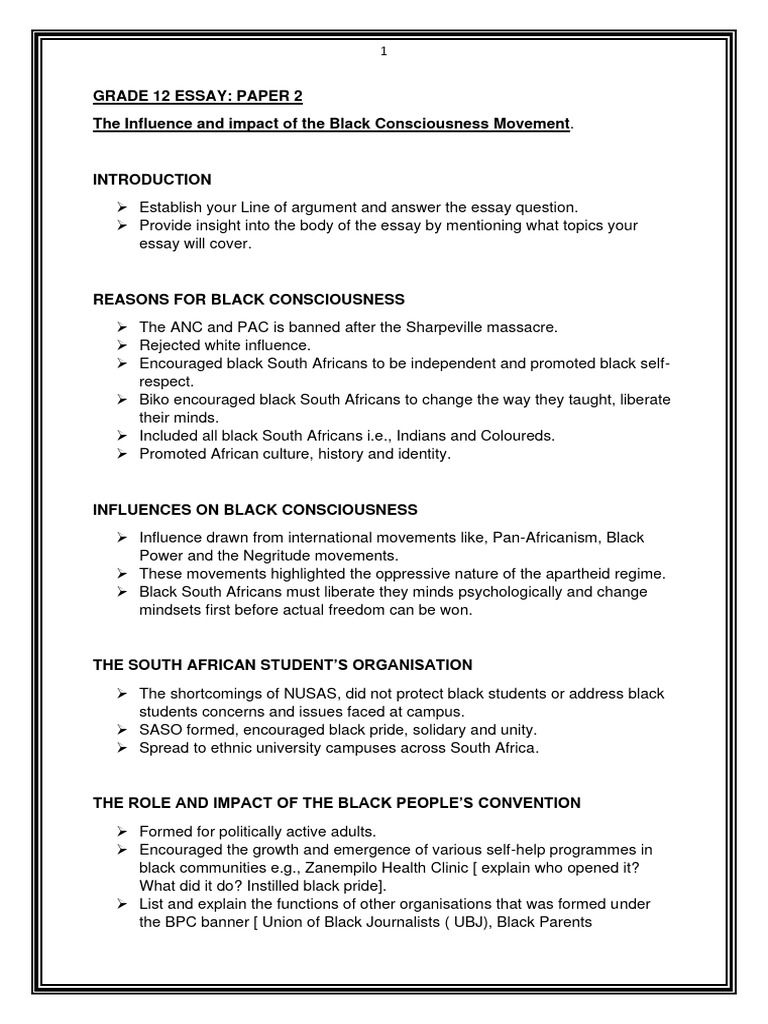 BCM Essay 2021 | PDF | South Africa | Apartheid