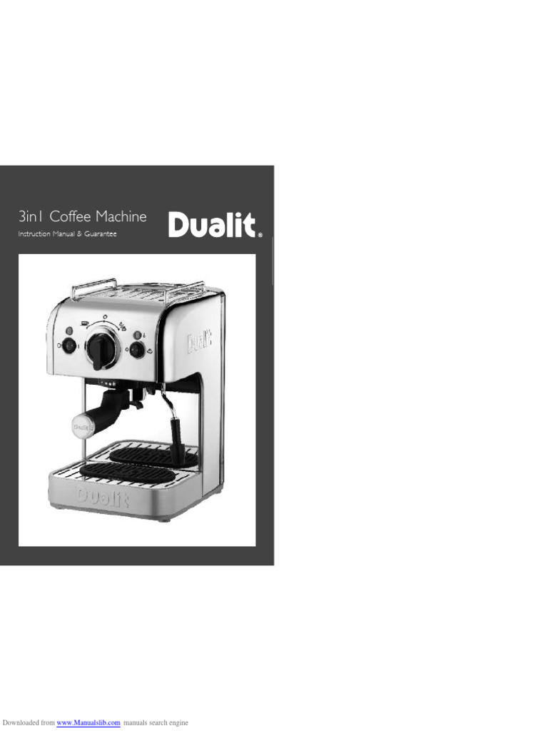 3 in 1 Coffee Machine | PDF