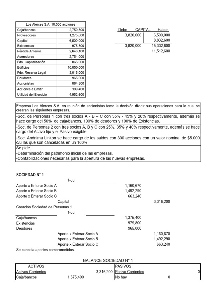 Ejercicio+Los+Alerces Clases | PDF