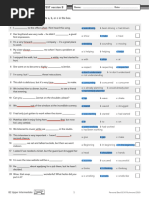 Personal Best B1 Vocabulary Tests Answer Key | PDF