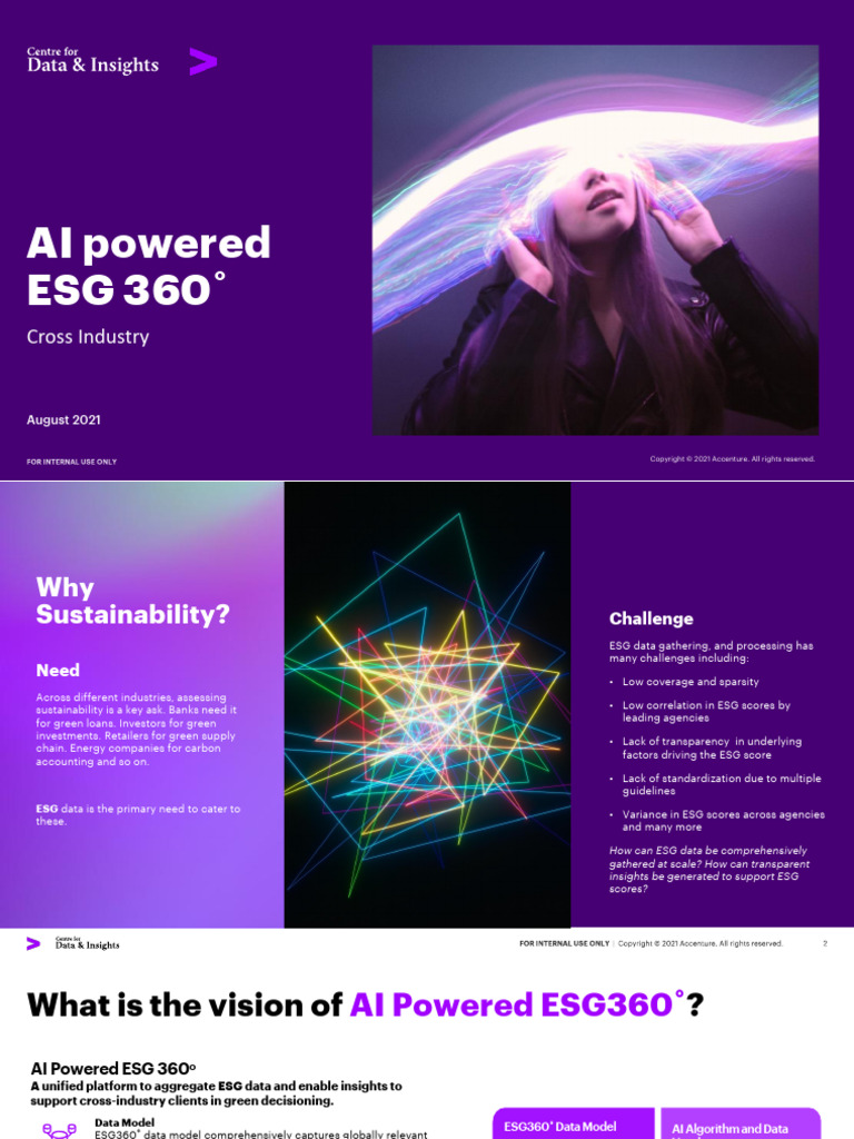 CDI - AI Powered ESG360 - Sep21 | PDF | Cloud Computing | Business
