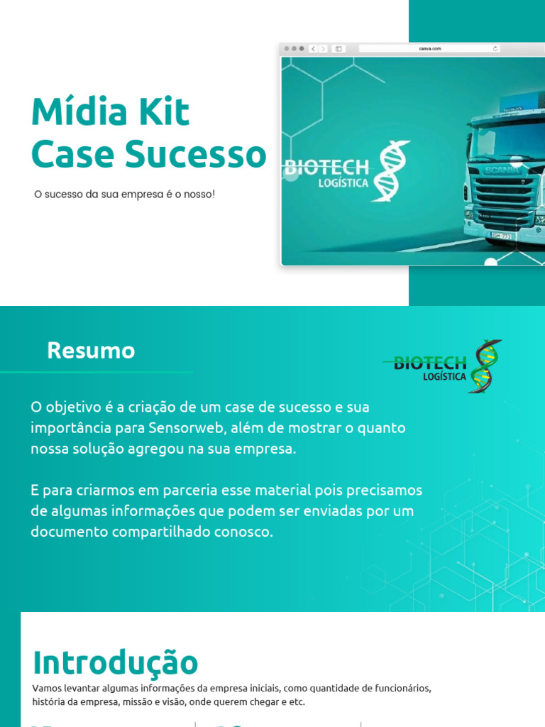Mídia Kit Case Sucesso | PDF