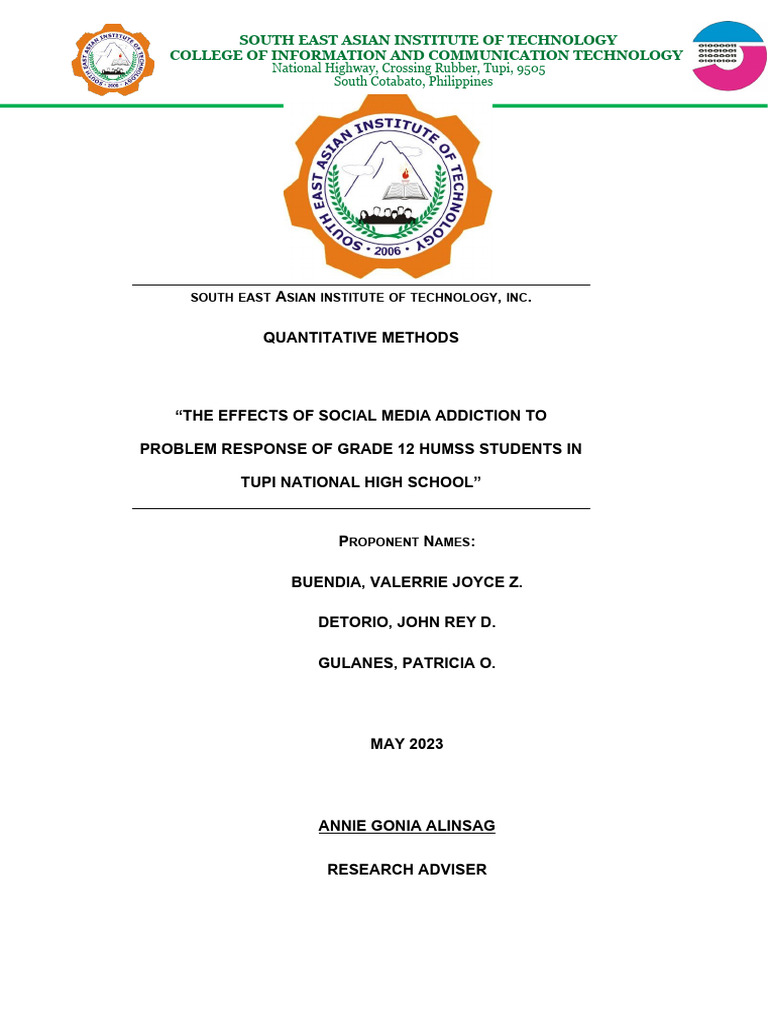 Quantitative Chapter 1 To 4 | PDF | Sampling (Statistics) | Social Media