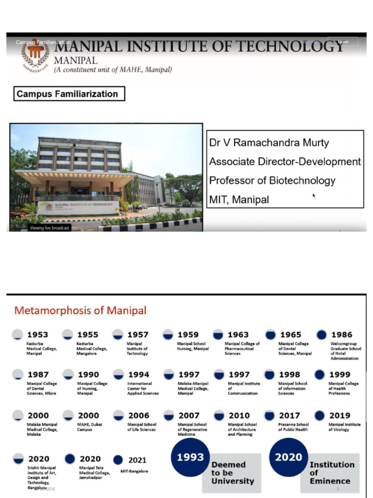 Campus Familiarization | PDF