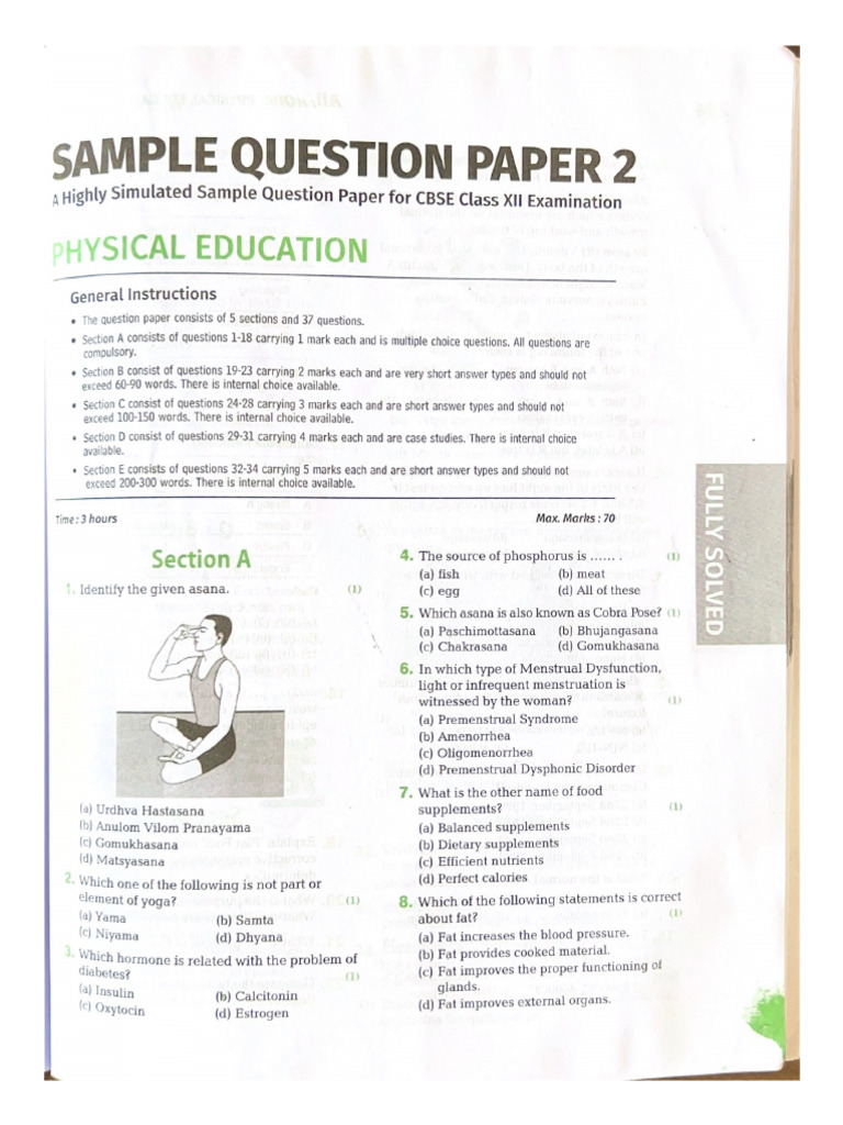 SAMPLE QUESTION PAPER 2 - All in 1 | PDF