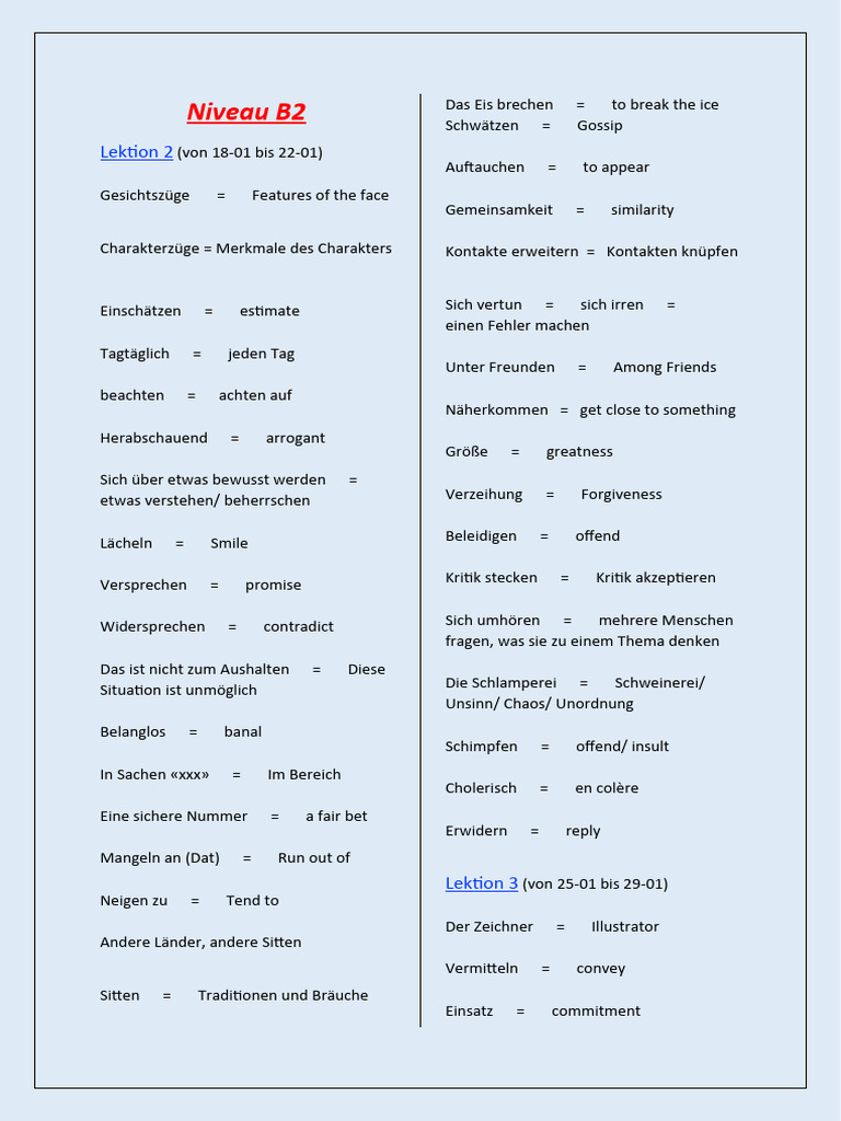 Wortschatz b2 c1 | PDF