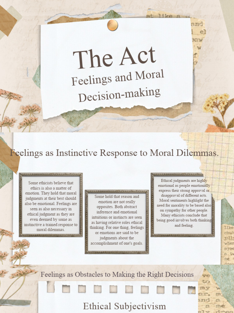 The Act and Moral Courage | PDF | Reason | Morality