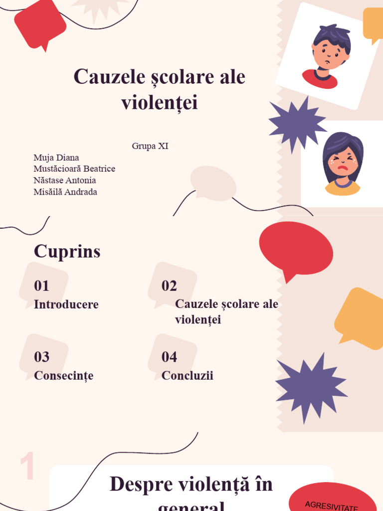 Cauzele Scolare Ale Violentei | PDF