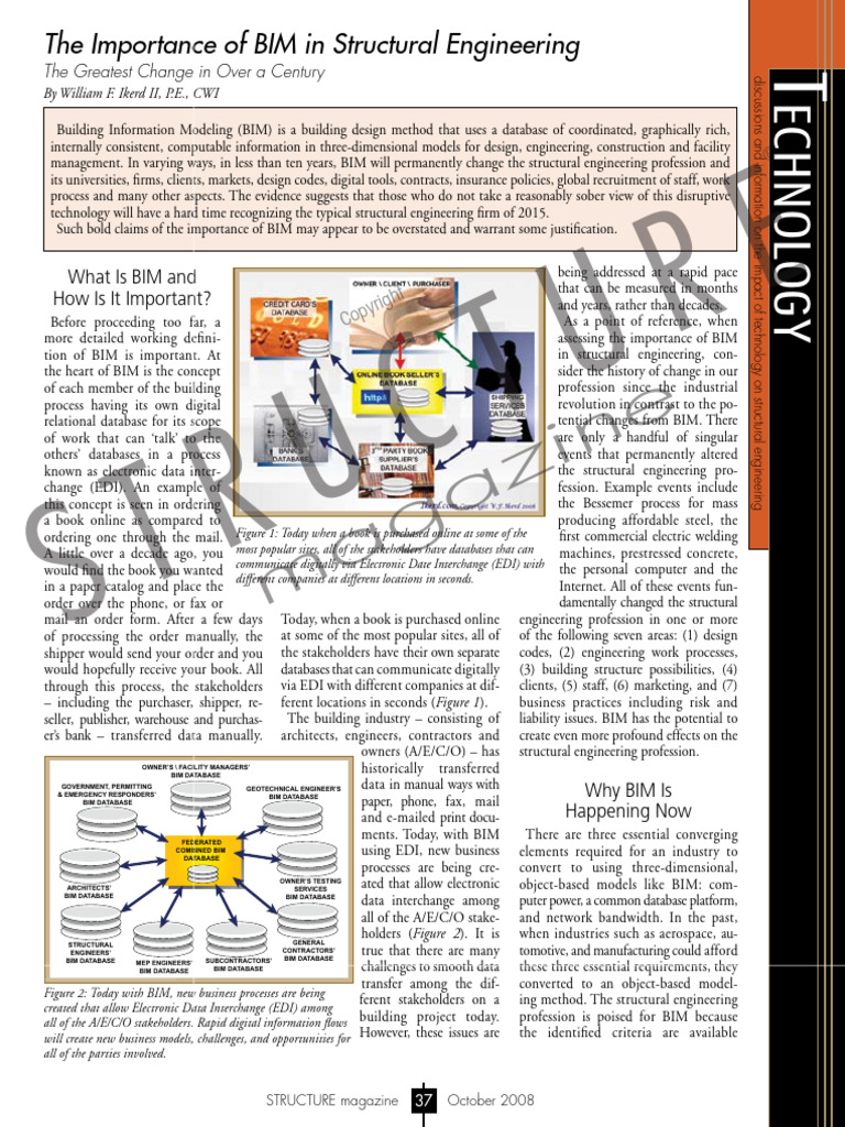 The Importance of Bim in Structral Engineering | PDF | Building ...