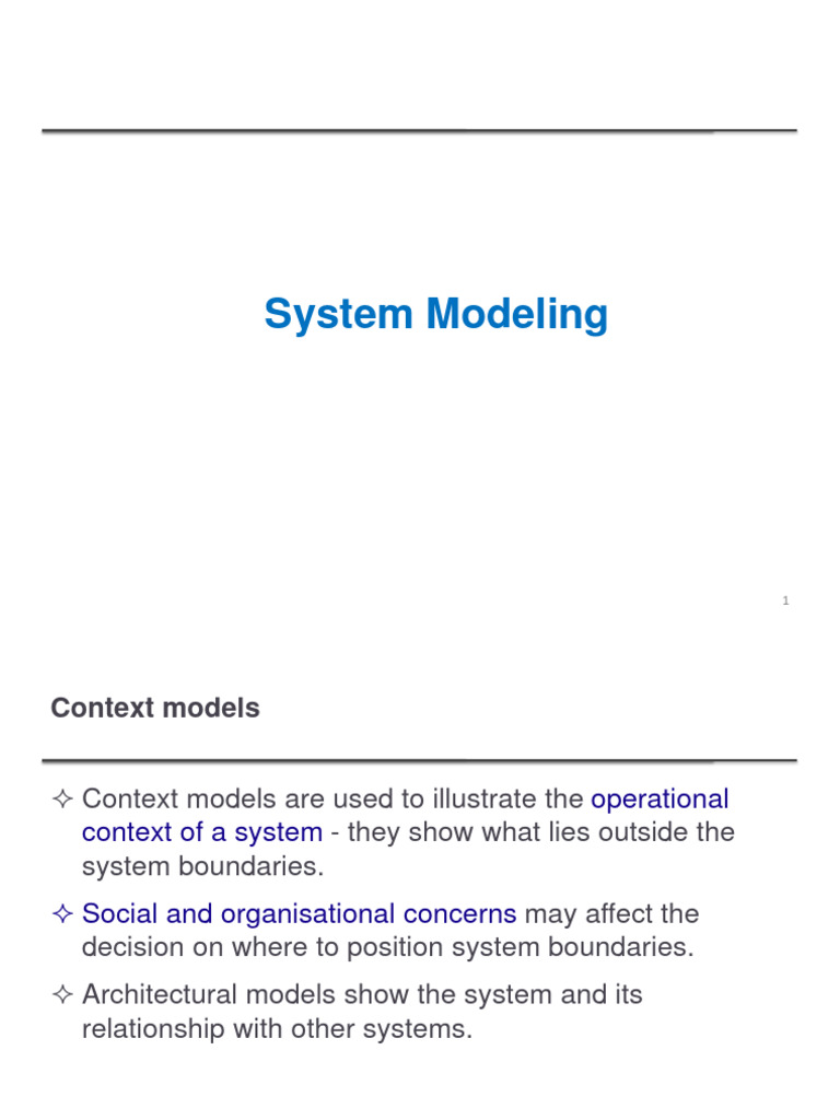 System Modeling | PDF System Modeling | PDF
