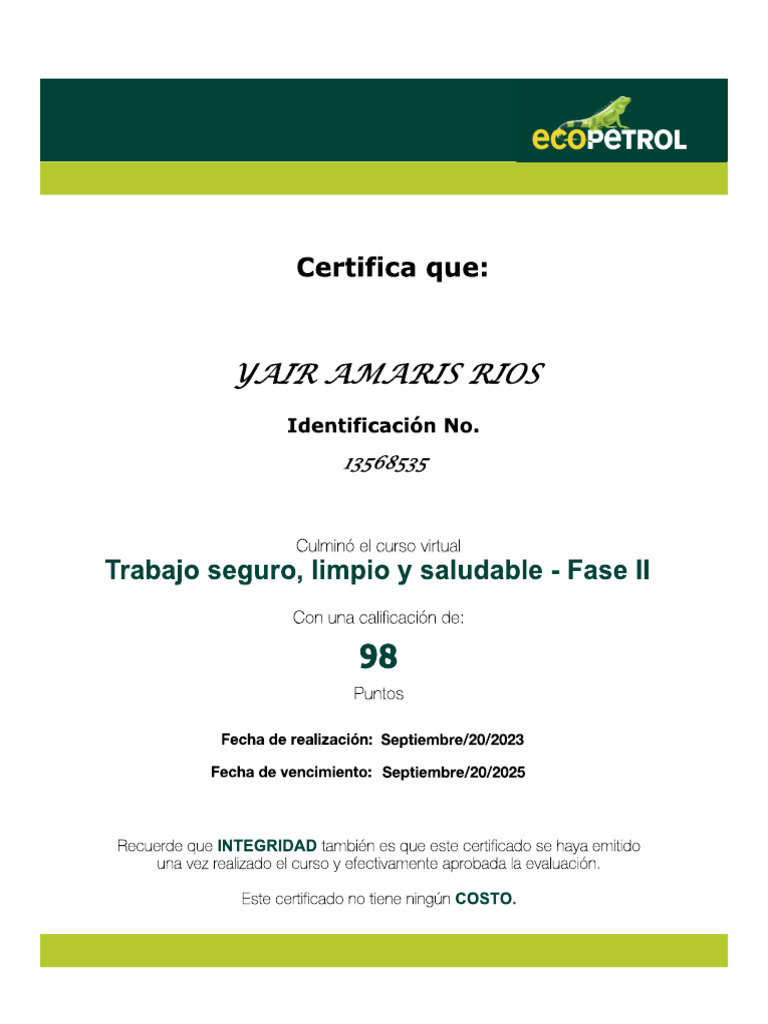 Fase II Yair Amaris Rios | PDF