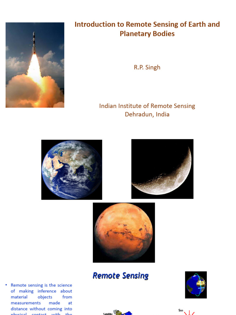 Remote Sensing for Earth & Space | PDF | Infrared | Remote Sensing