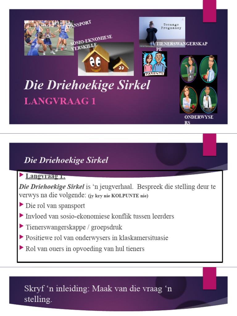 Die Driehoekige Sirkel Langvraag 1 Jeugverhaal | PDF